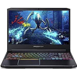 Acer Predator Helios 300 Gaming Laptop PC, 15.6" Full HD 144Hz 3ms IPS Display, Intel i7-9750H, GeForce GTX 1660 Ti 6GB, 16GB DDR4, 512GB NVMe SSD, RGB Keyboard, PH315-52-72RG