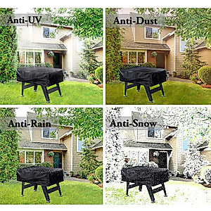 Foosball Table Cover Soccer Table Cover Protection Waterproof Outdoor/Indoor UV Resistant-63x45x19 inches (LxWxH)