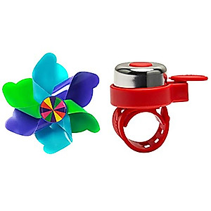 TOYANDONA 1 Set of Bike Bell Windmill Handle-Bar Bell Mountain Bike Loud Crisp Clear Sound Bike Accessories for Baby Bike Outdoor