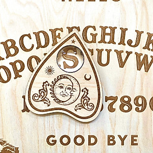 Wooden Handmade Talking Spirit Board with Planchette - Premium Quality Talking Board (Medium Classic Style)