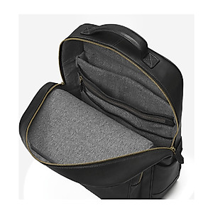 Johnston & Murphy Men's Rhodes Backpack Black Full Grain