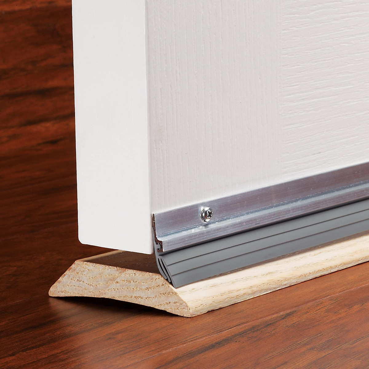 M-D Building Products 5090 Standard Fin Door Sweep DV-1, 36-Inch, Silver, Aluminum