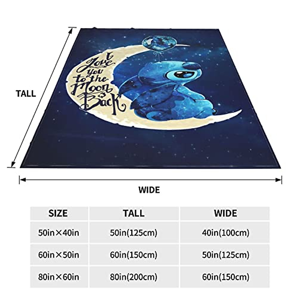 TEXPXV Cute Cartoon Throw Blanket for Adults Kid 3D Printed Fuzzy Cozy Microfiber Plush Lightweight Fleece Blanket All Season for Home Couch Bed and Sofa Gifts 50"x60"