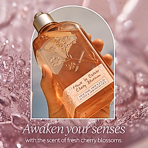 L'Occitane Comforting & Nourishing Cherry Blossom Shower Gel 8.4 fl. Oz: Fruity and Floral Aroma, Infused With Cherry Blossom Extract, Cleansing