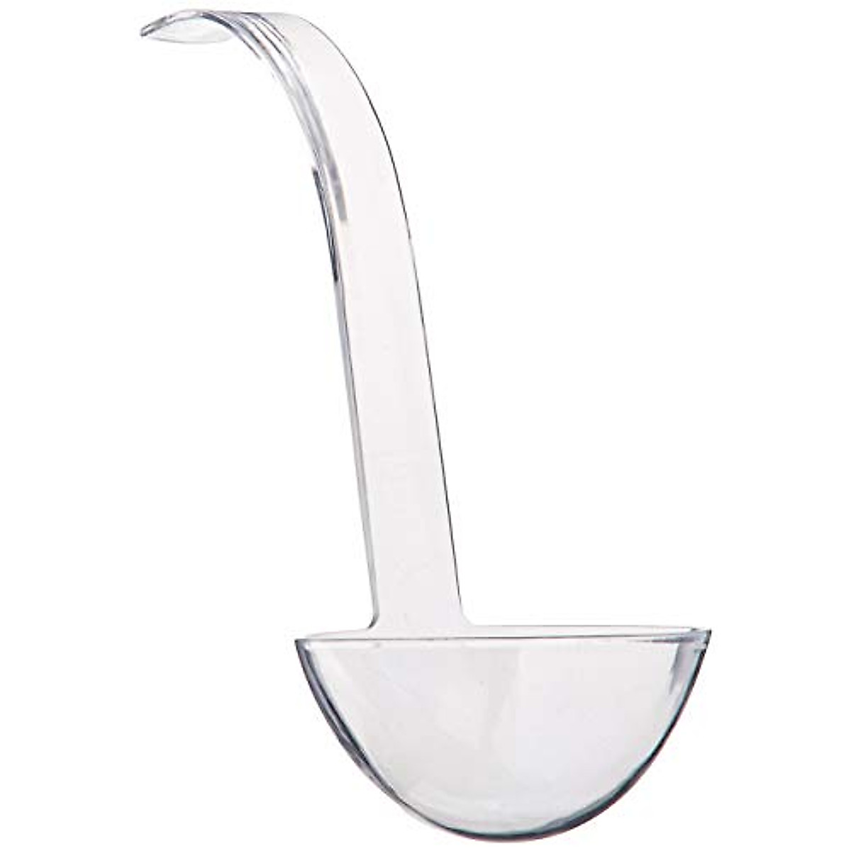 Fineline Settings Plastic Punch 3 oz | Clear | Disposable Ladle, 7.25 inches