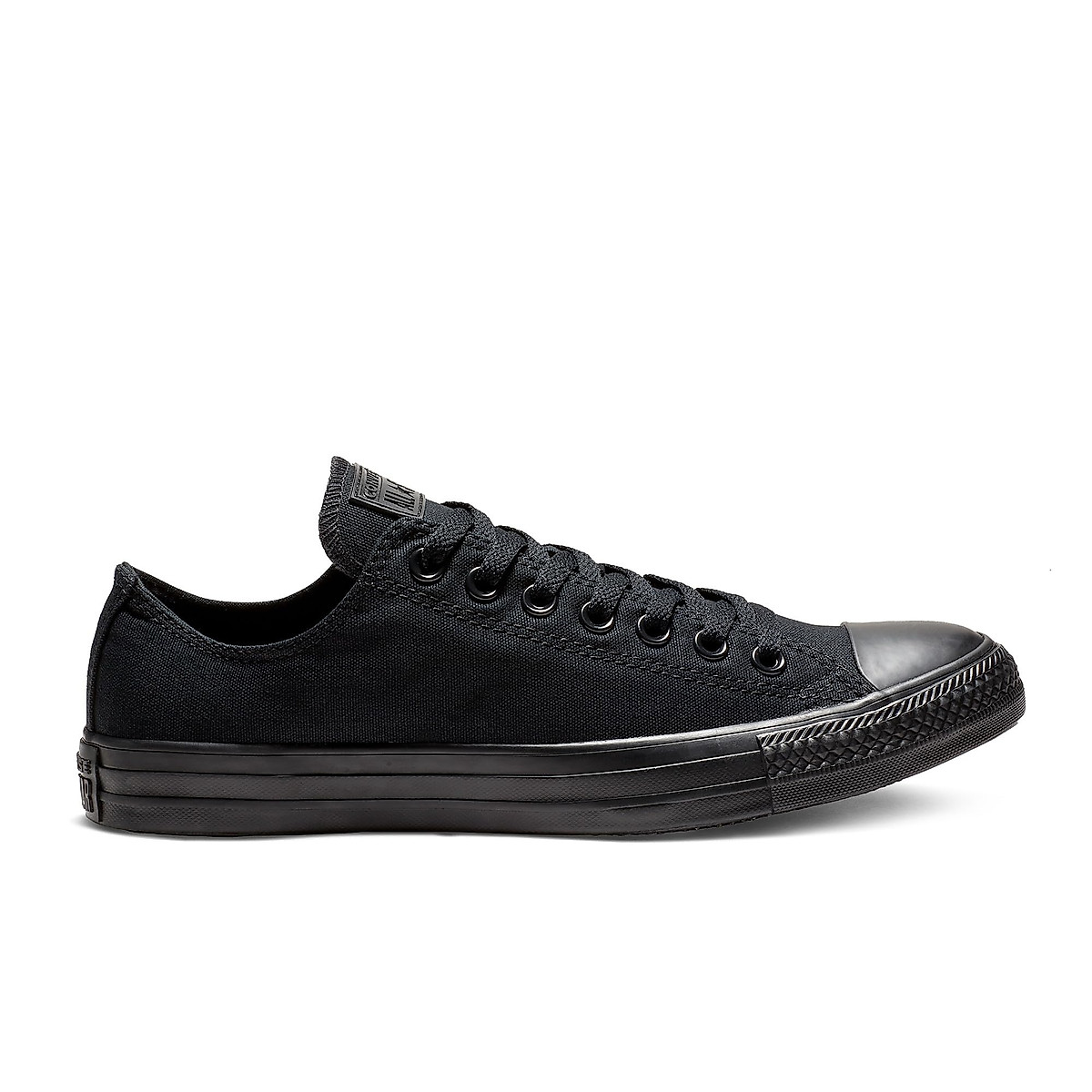 Converse Unisex Chuck Taylor Classic Colors Sneaker ,Black Monochrome, Men's 9 / Women's 11 Medium