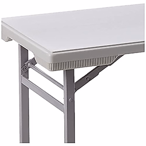 Office Star Resin Multipurpose Rectangle Folding Training Table for Home or Office, 5.87 Feet Long