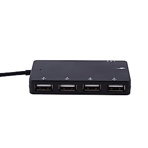 Redxiao Extension Adapter Charging Cable, 4X USB 2.0 Hub Working with OTG and Charging Function Compatibility for Android and Wins System for Tablet Smartphone