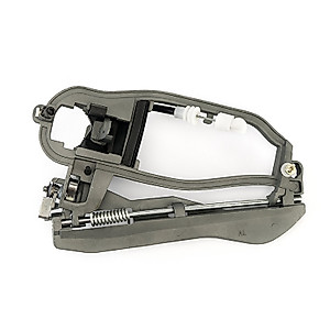 Front Driver Side Exterior Door Handle - Replaces 51218243615 & 95316 - Compatible with BMW X5 Model Years 2000, 2001, 2002, 2003, 2004, 2005 & 2006 - Left Door Handle Carrier Assembly Replacement