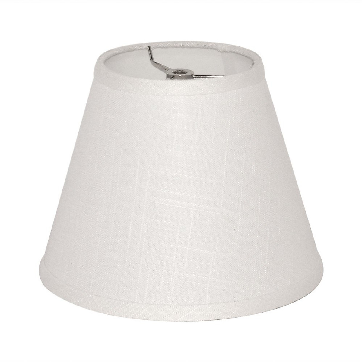 TOOTOO STAR Barrel White Small Lamp Shade for Table Lamps Replacement, 5x9x7 Inch,Fabric Cloth, Spider Model (white)