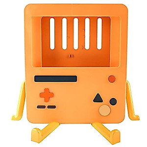 GRAPMKTG Charging Stand for Nintendo Switch Accessories Portable Dock Compatible for Nintendo Switch OLED Cute Case Decor Gift Men Women Kids Orange