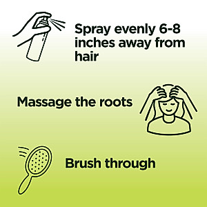 Garnier Invisible Dry Shampoo with no Visible Residue powered by Rice Starch to Instantly Absorb Oil, Refresh and Volumize, Silicone Free, Yuzu Fizz by Fructis, 4.4 oz.