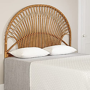 South Shore Balka Rattan Wall-Mounted Headboard, Queen