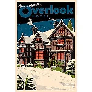 Come Visit The Overlook Hotel Famous Scary Horror Movie Vintage Travel Cool Wall Decor Art Print Poster 24x36