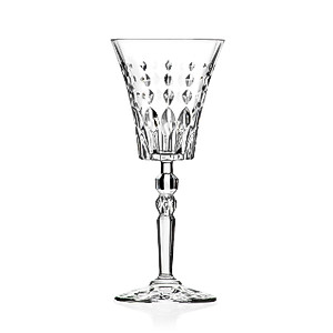 Goblet - Red Wine Glass - Water Glass - Stemmed Glasses - Set of 6 Goblets - Crystal like Glass - 10 oz. Beautifully Designed - by Barski - Made in Europe