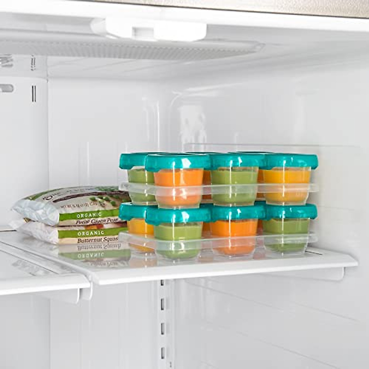 OXO Tot Baby Blocks Freezer Storage Containers 2 Oz - Teal