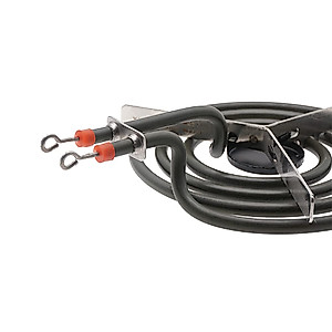 W10288051 Range Cooktop Porcelain Drip Pans and MP22YA Electric Range Burner Element Unit Set by SupHomie - Compatible with Whirlpool Amana Electric Range Stove