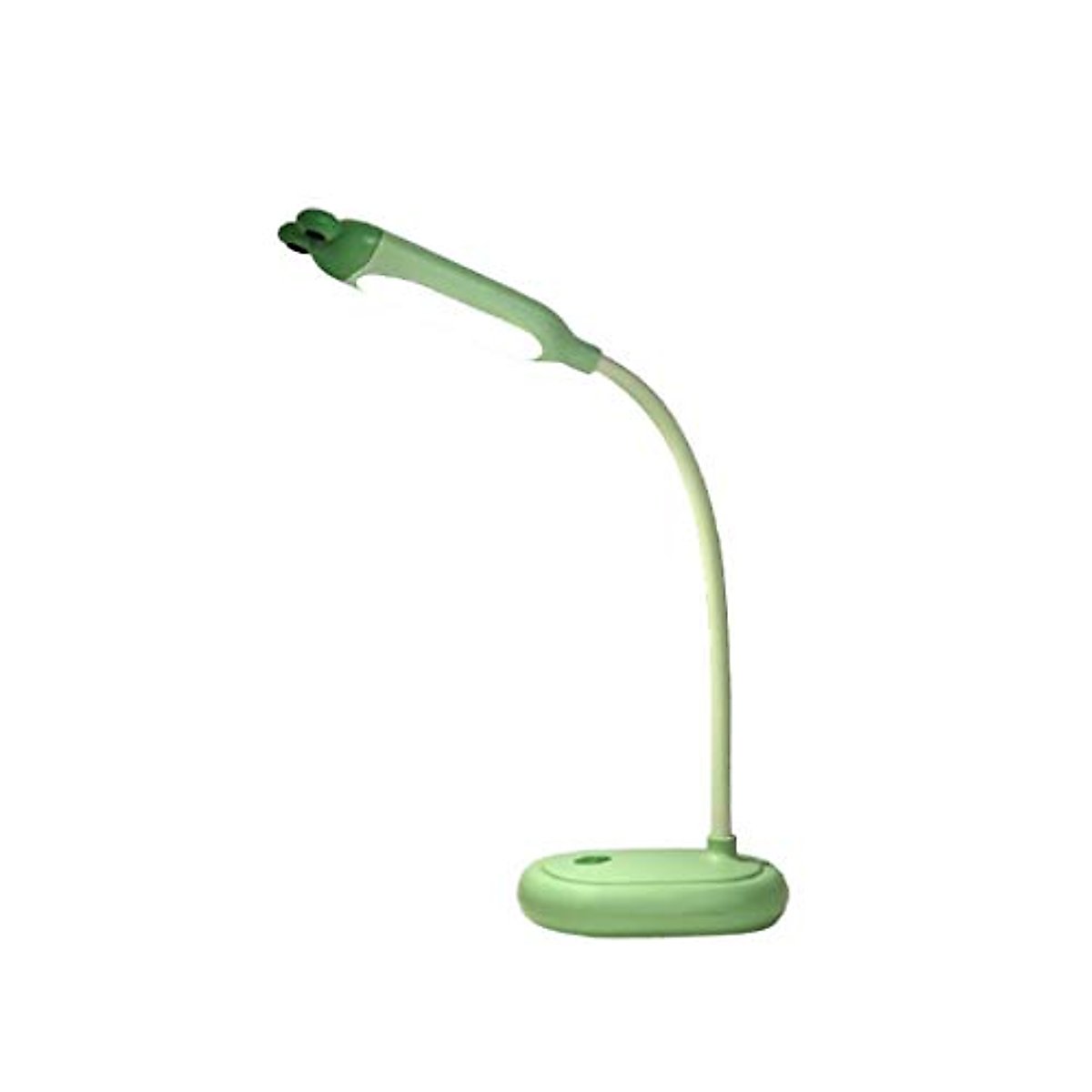 Eye-Caring Charging Plug-in Desk Lamp LED Eye Protection USB Button Dimming Can Adjust The Table Lamp In All Directions for Study and Work Office lamp (Color : Green)