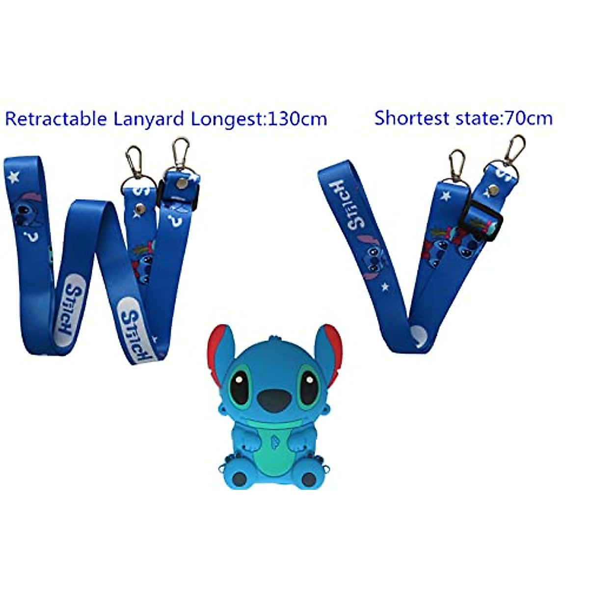 BASRKY Alien Dog Case for Samsung Galaxy A03S Cartoon Funny Kawaii Cute Silicone Fun Cover Stylish Unique Design Purse Wallet with Lanyard Stand Case for Girls Boys Kids