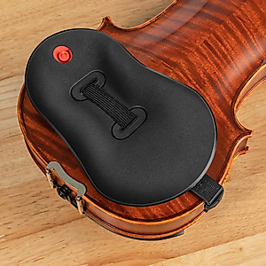 Playonair Deluxe Inflatable Violin Shoulder Rest Fit Full Size Violin & Viola, Blow-tube included, Adjustable Shoulder Rest for Violin and Viola with Elastic Straps, Easy to Use