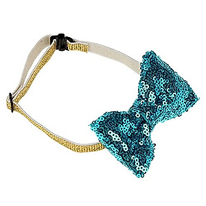 Dog Birthday Bandana Scarf,Cat Bandana for Cats,Small Cat Dog Birthday Party Supplies, Birthday Party Hat with Cute Bowknot Accessories for Cats Small Dogs,Outfit for Birthday Party(Blue)