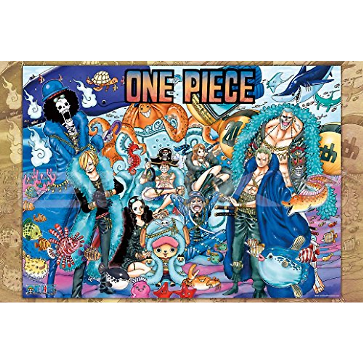 Ensky 1000 Piece Jigsaw Puzzle One Piece 20Tanniversary (50 X 75 cm) (Japan Import)