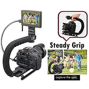 Camera Stabilizing Pro Grip Handle for Sony A5000 Alpha ILCE-5000 ILCE-5000L