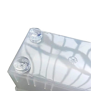 YUANHONGJIAN Suction Cup Plastic Sucker Pads Without Hooks, Clear, 50 Pack Double Sided Suction Cups Sucker Pads Glass Table Top Spacers for Glass Plastic Table Mirror Ceramic
