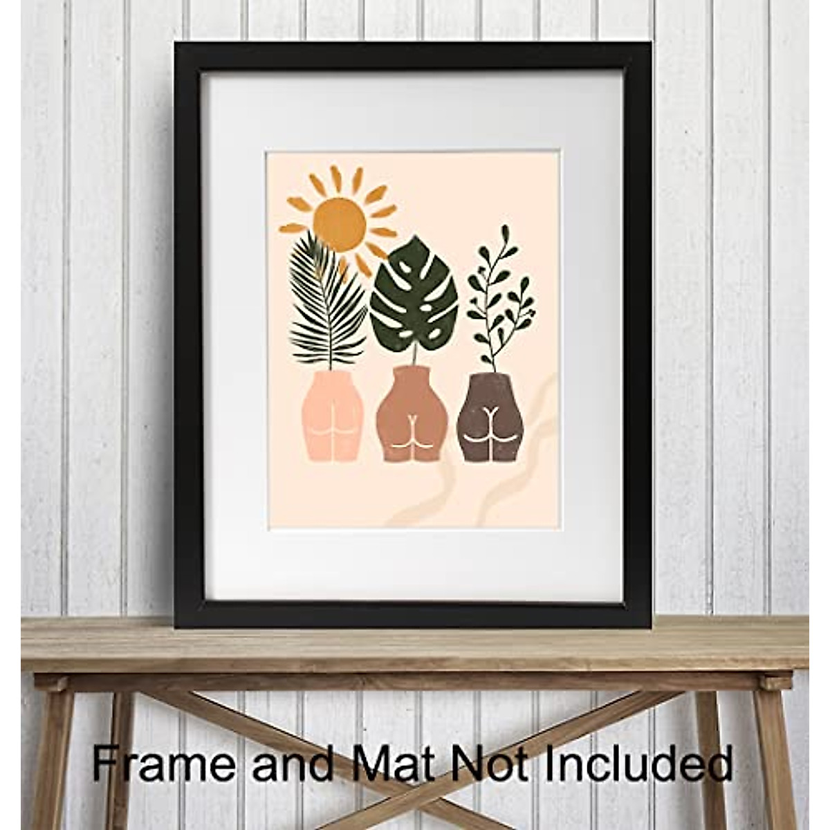 Mid-century modern Bathroom Decor - Aesthetics Modern art - Powder room Contemporary art - Bathroom Wall Decor for Women - Woman Buttocks Wall Art decoration - Modern Bathroom Wall Art Poster 8x10