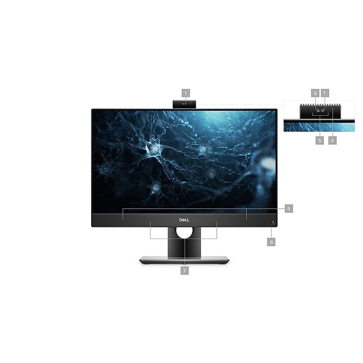 Dell Optiplex 5490 AIO | 23.8" 1920x1080 FHD | Core i5-10500T - 256GB SSD Hard Drive - 16GB RAM | 6 cores @ 3.8 GHz Win 11 Pro Black