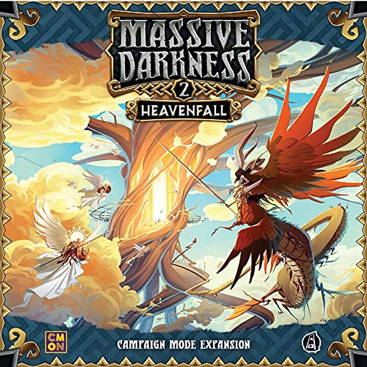 Massive Darkness 2 Heavenfall Board Game Expansion | Tabletop Miniatures Game | Cooperative Strategy Game for Adults and Teens | Ages 14+ | 1-6 Players | Average Playtime 60 Minutes | Made by CMON