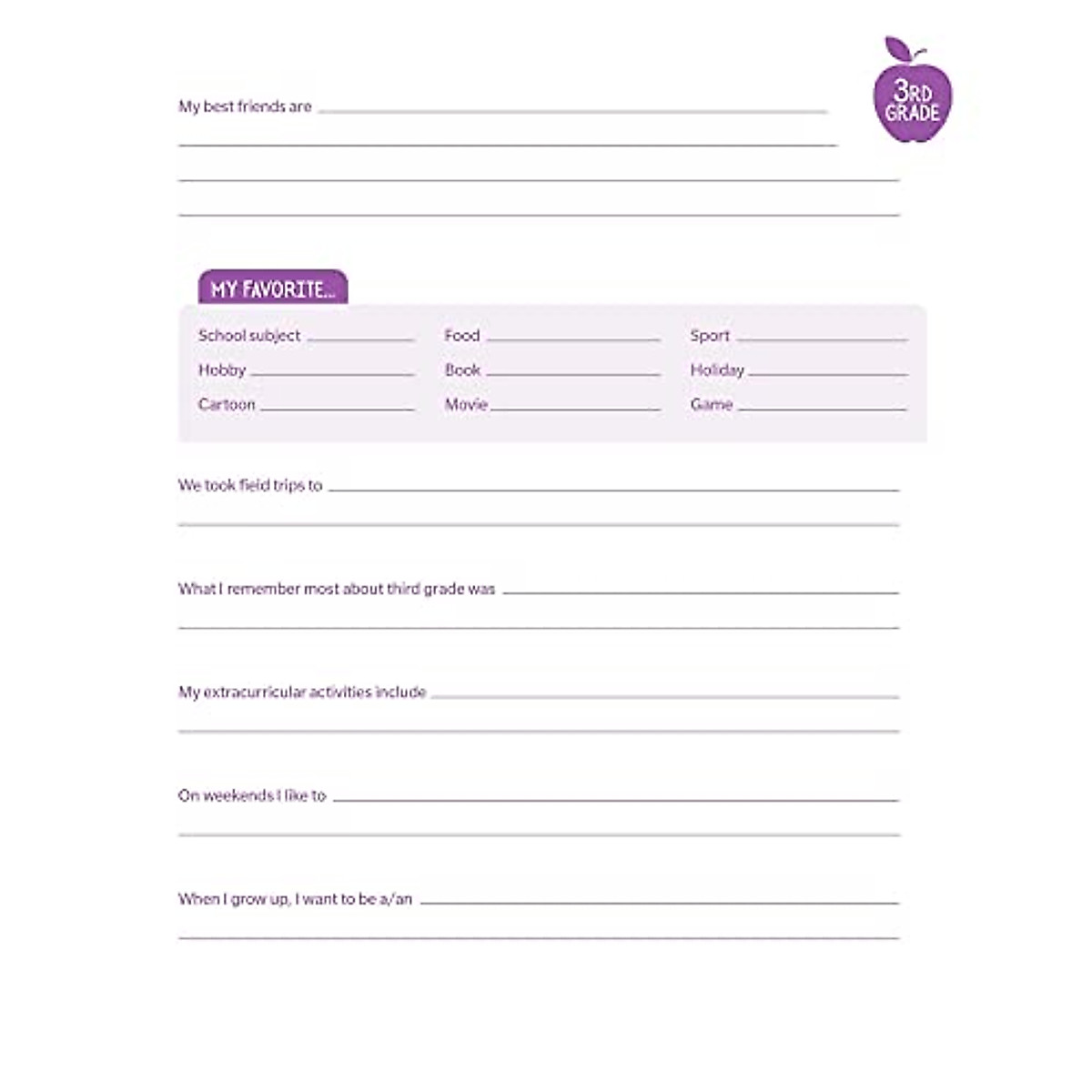 School Years Record Book: Capture and Organize Memories from Preschool through 12th Grade (Reader's Digest)