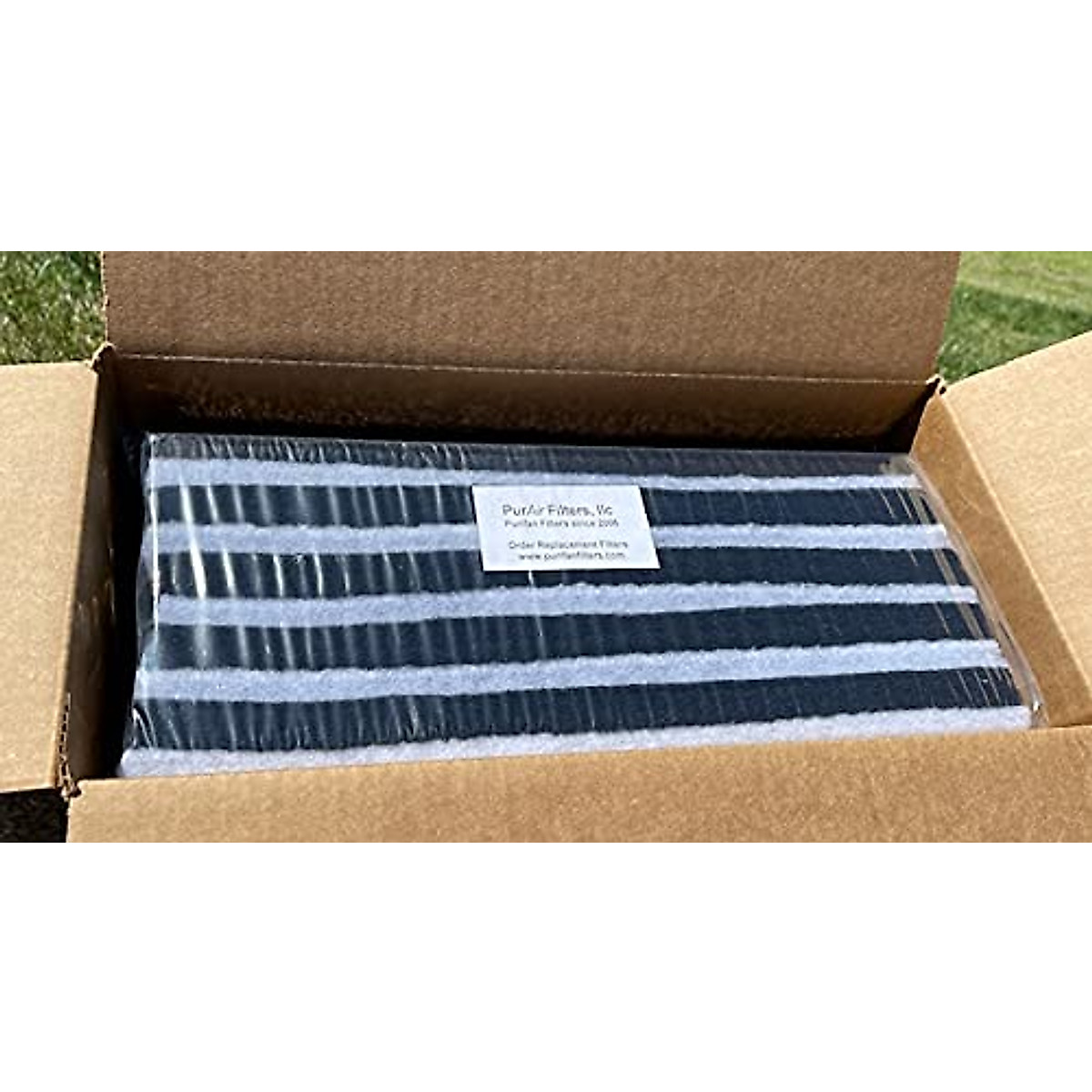 PurAir Filters Charcoal Purifan Replacement Filter, PAF-DOC, Twice the charcoal for extra clean Air Black & White