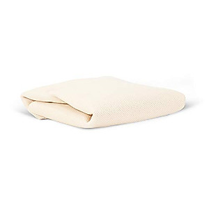 Naturepedic Organic Breathable Crib Mattress Cover, Removable Mattress Pad with Waterproof Layer for Baby and Toddler Bed, Standard Crib Size
