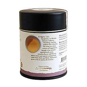 The Tao of Tea, Organic Spearmint Herbal Tea, Loose Leaf, Tin, 2 Oz