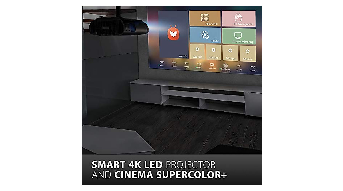 ViewSonic X100-4K Projector with Harman Kardon Speakers | 4K UHD Home ...