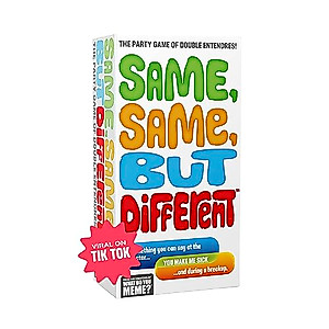 WHAT DO YOU MEME? Same Same But Different - The Party Game of Double Entendres – Adult Card Games for Game Night