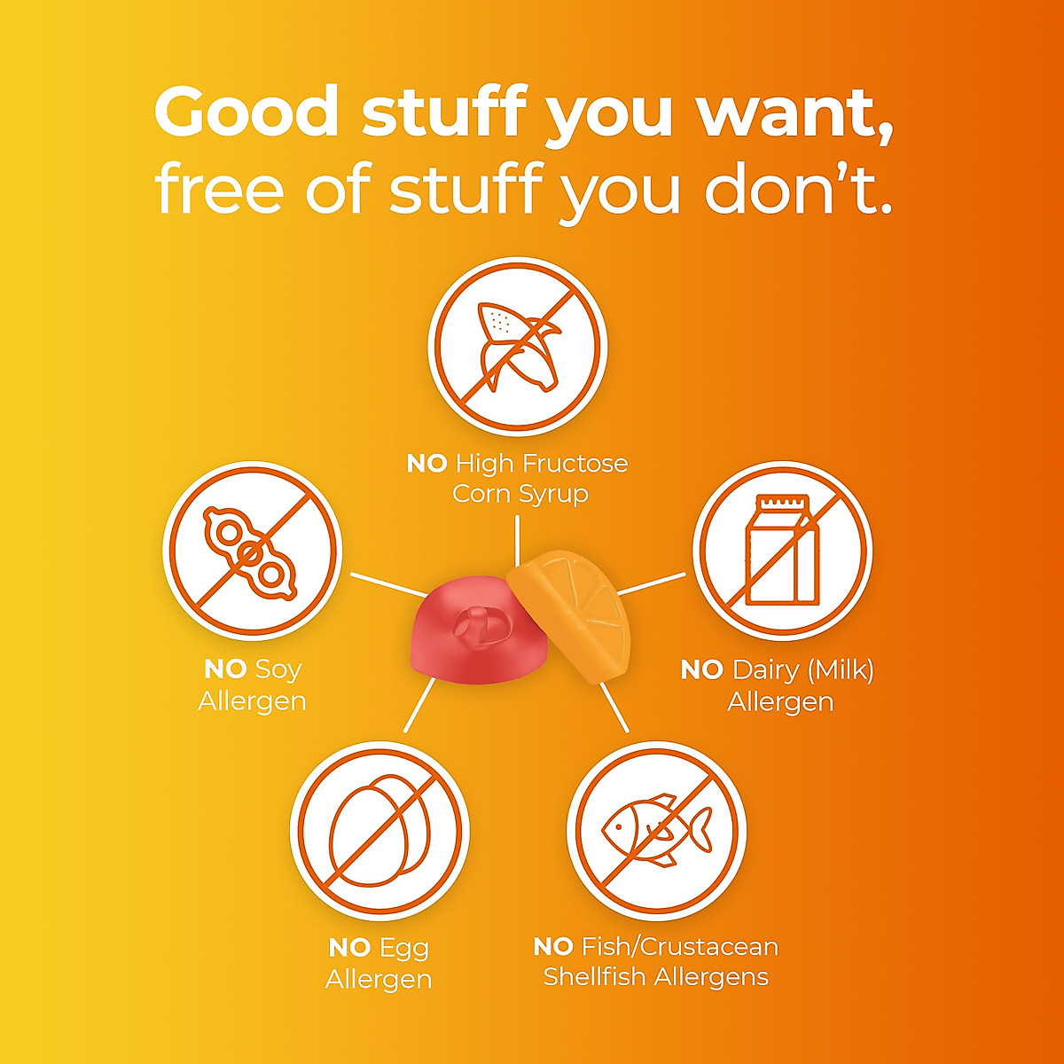 One A Day Women’s Multivitamin Gummies, Supplement with Vitamin A, Vitamin C, Vitamin D, Vitamin E and Zinc for Immune Health Support, Calcium & more, Orange, 230 count, Fruity