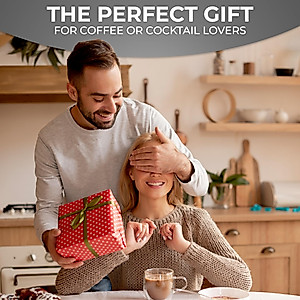 Stainless Steel Coffee Spoons - Beverage Mixing Spoons - Includes Long Iced Tea Stirring Spoon, Small Cocktail Stirrer, Blender Ball Swivel Stick, Coffee Scoop & Bag