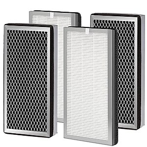 NXBHG 4 Pack 15 Replacement Filter for MA Air Puri-fier models 15, 3-in-1 Filter Contains Pre-filter and Activated Carbon Filter, 4 Pack