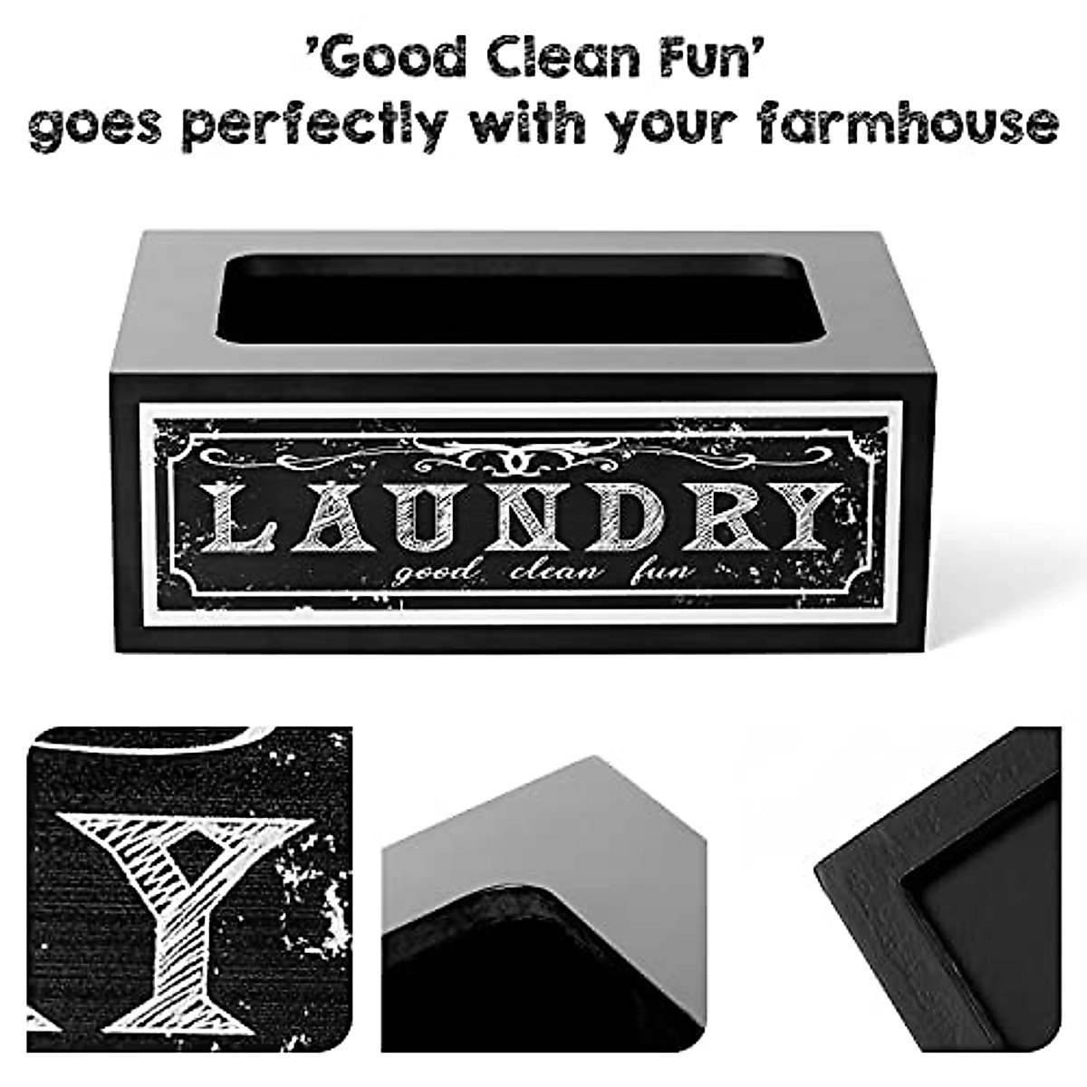 Laundry Dryer Sheets Holder Box Fabric Sheet Holder Farmhouse Dryer Sheet Dispenser Sheet Storage Container Laundry Room Decor