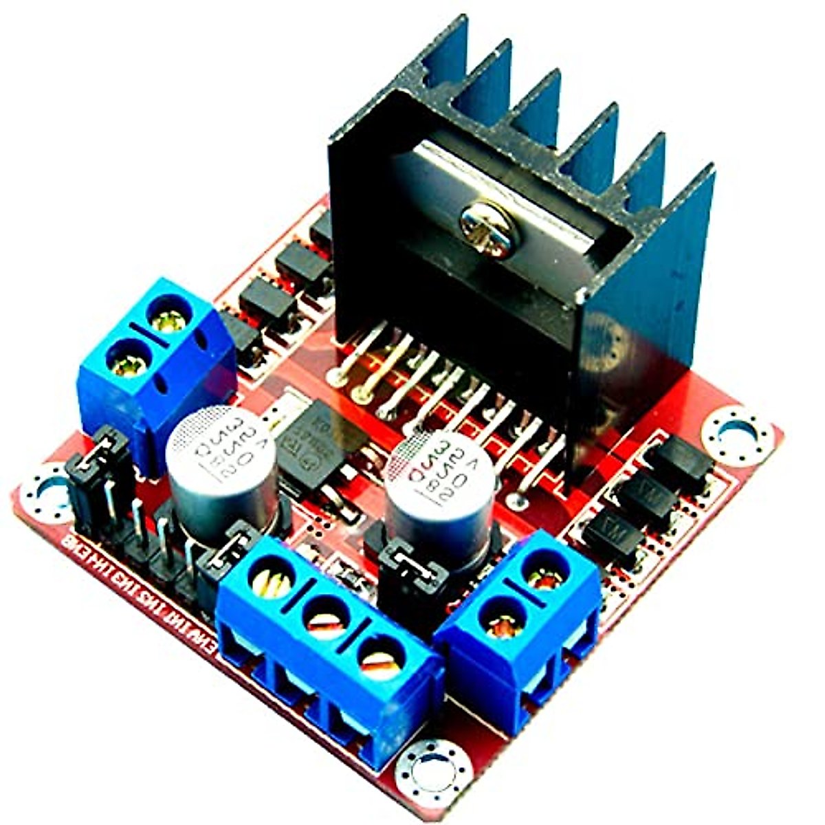 Dual Channel H-Bridge Motor Driver Board L298N DC Stepper Motor Driving Module 5V 2A for Arduino