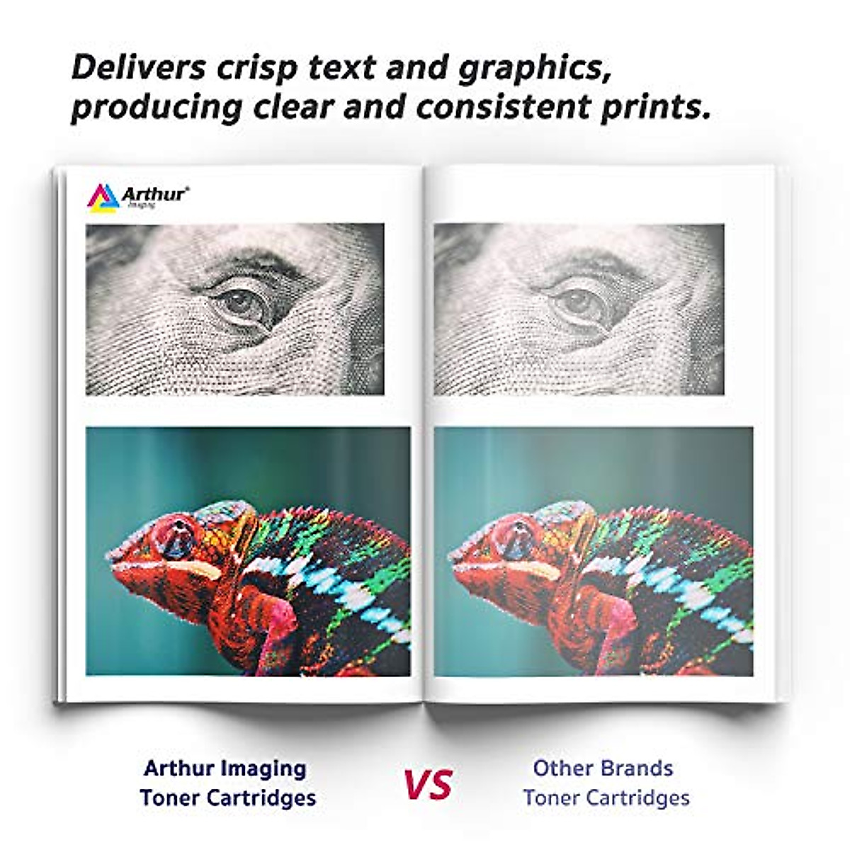 Arthur Imaging with CHIP Compatible Toner Cartridge Replacement for Brother Tn227 (Yellow, 1 Pack) (TN227Y)