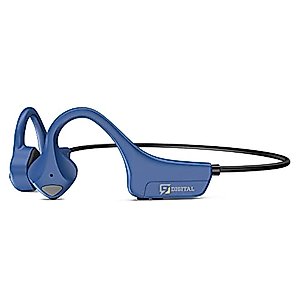9 DIGITAL Bone Conduction Headphones Bluetooth, Wireless Open Ear Headphones Waterproof with Mic, Sweatproof Earphones, Sport Headset for Running Cycling, Gym, Biking, Workouts, Hiking & Climbing