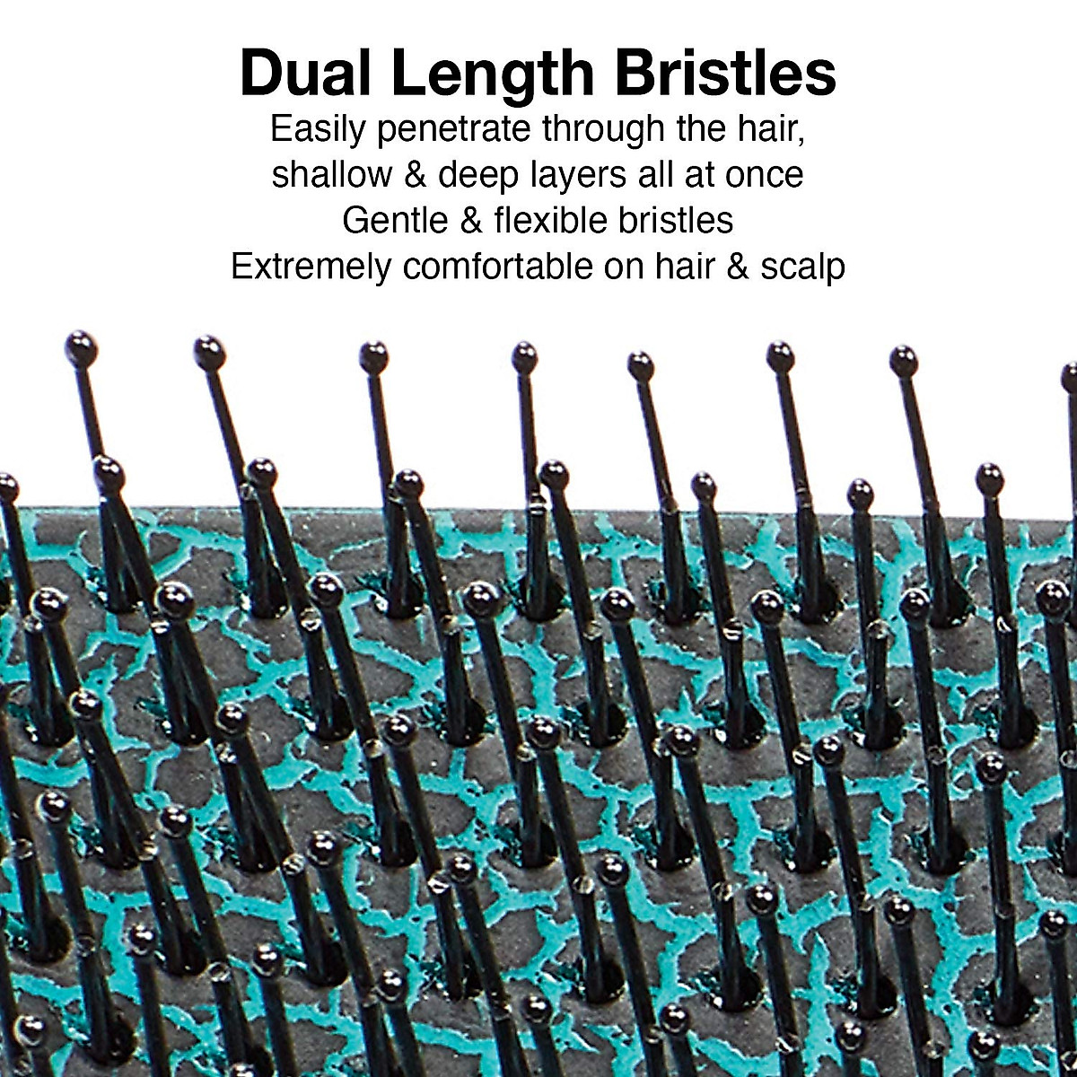 Olivia Garden iBlend Hair Brush For Color & Treatments IB-2 (Teal)