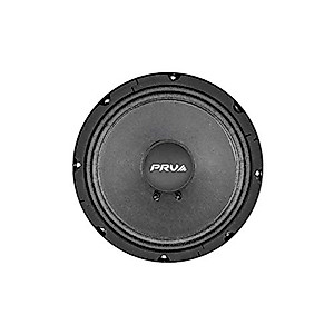PRV AUDIO 8 Inch Midrange Speaker 8MR600X, 600 Watts Program Power, 8 Ohm, 2 in Dual Layer Voice Coil, 300 Watts RMS Pro Audio Speaker (Single)