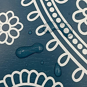 Yifely Self-Adhesive Shelf Liner Removable Drawer Paper for Covering Rent House Shelving Drawers, Vintage Paisley, 17.7 Inch by 9.8 Feet