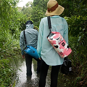 YUMQUA Waterproof Dry Bag Backpack 5L/10L/20L/30L/40L, Roll Top Floating Waterproof Storage Bags for Kayaking, Boating, Swimming, Hiking, Camping and Fishing