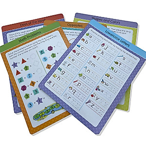 Parragon Preschool Big Activity Box Ages 3-5 Learning Toy: Learn to Write, Letter & Number Tracing, Math, & More. Box with Wipe Clean Boards, Workbook, Flash Cards, Reusable Stickers & More