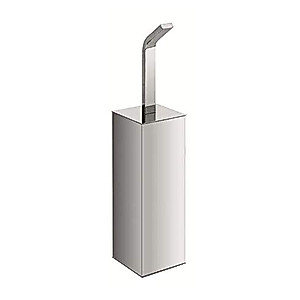 Valsan PS167ES Sensis 3 1/4" Freestanding WC Toilet Brush In Satin Nickel